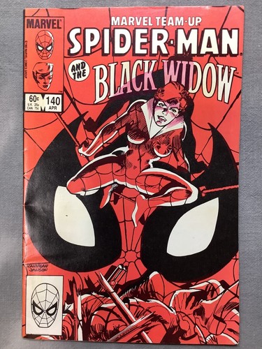 MARVEL TEAM-UP # 140 SPIDER-MAN & BLACK WIDOW -1984 NICE COPY | eBay