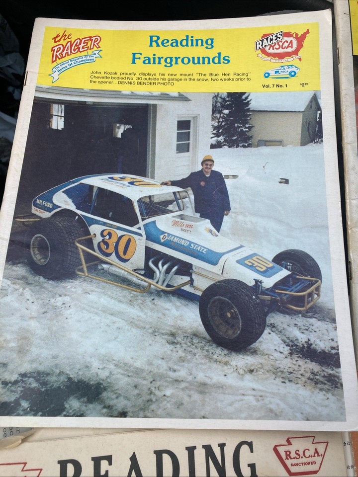 1967-1975 READING FAIRGROUNDS/THE RACER PROGRAMS/Souvenir Program-LOT ...