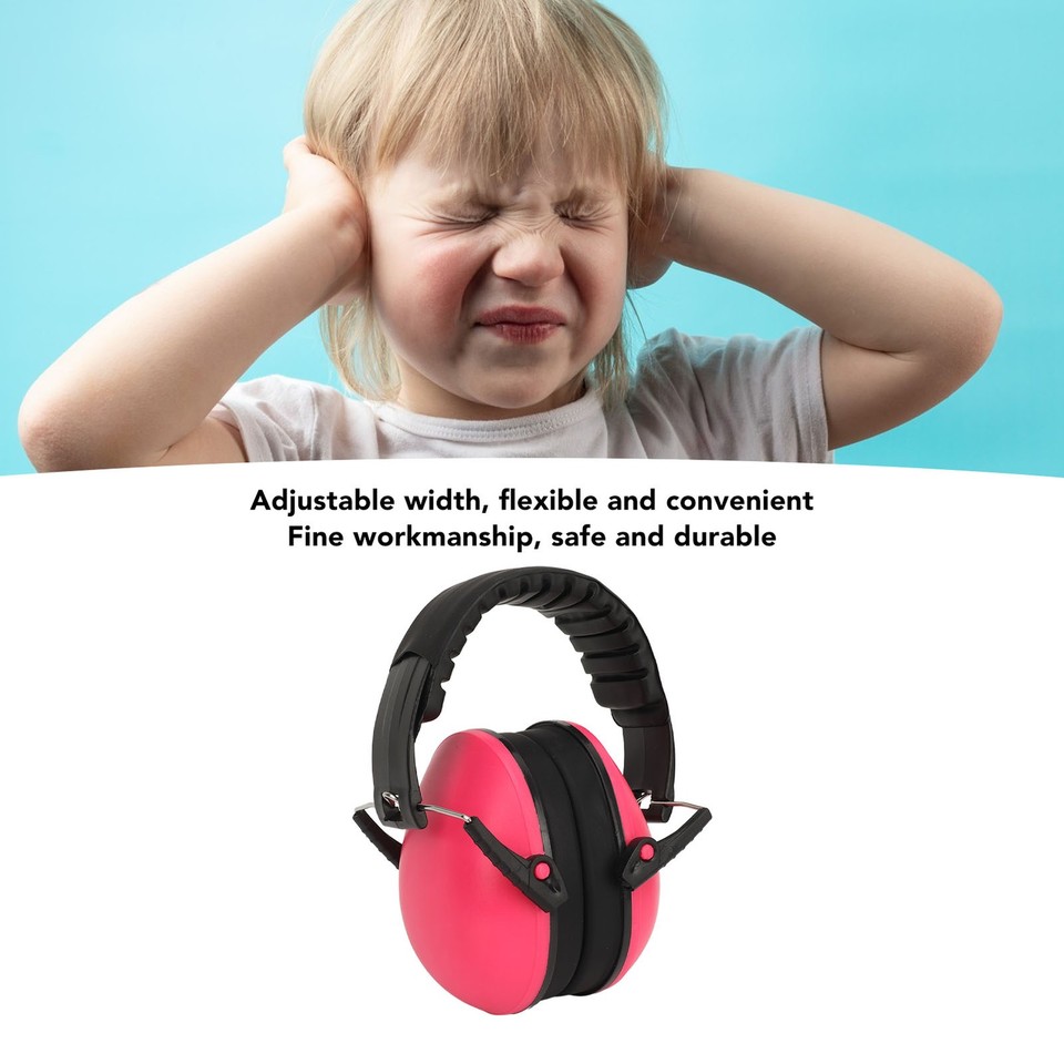 Pink Kids Protection Earmuffs Sound Insulation Noise Cancelling ...
