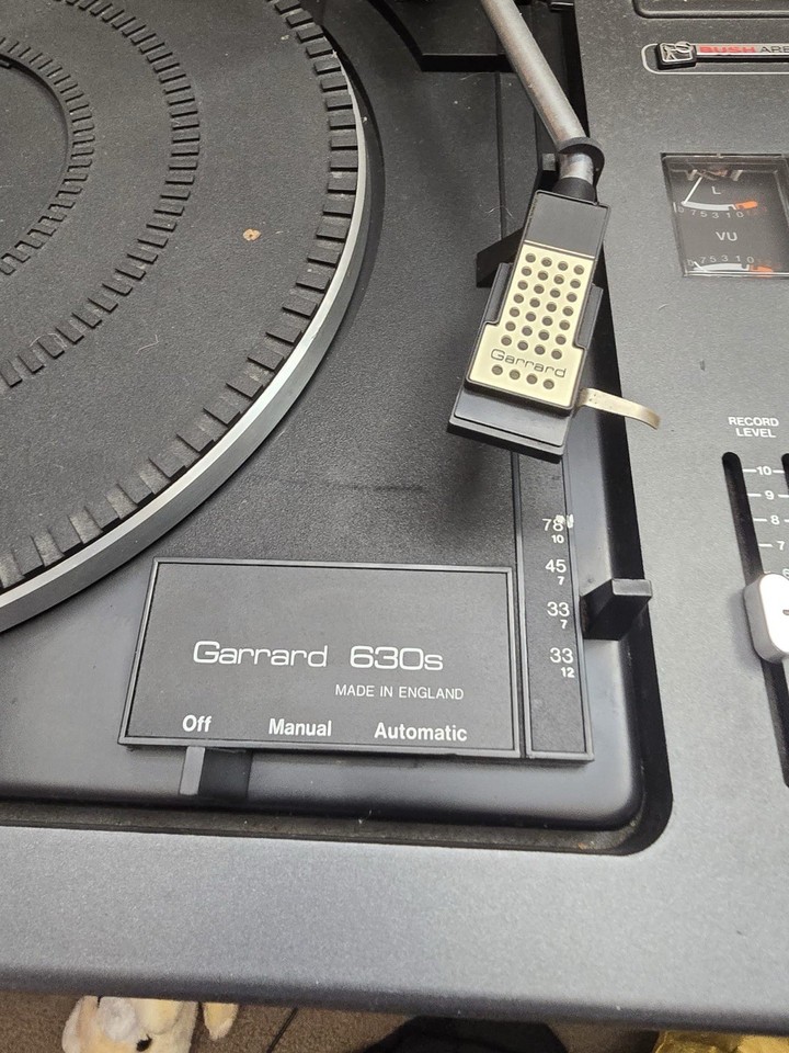 Garrard 630s Turntable Record Player With Cassette Player Used | eBay UK