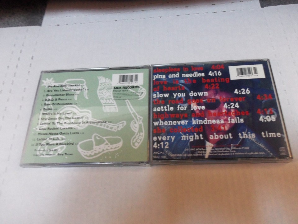 JOE ELY Lot of 2 CDs LIVE AT LIBERTY LUNCH and LOVE and DANGER VGplus ...