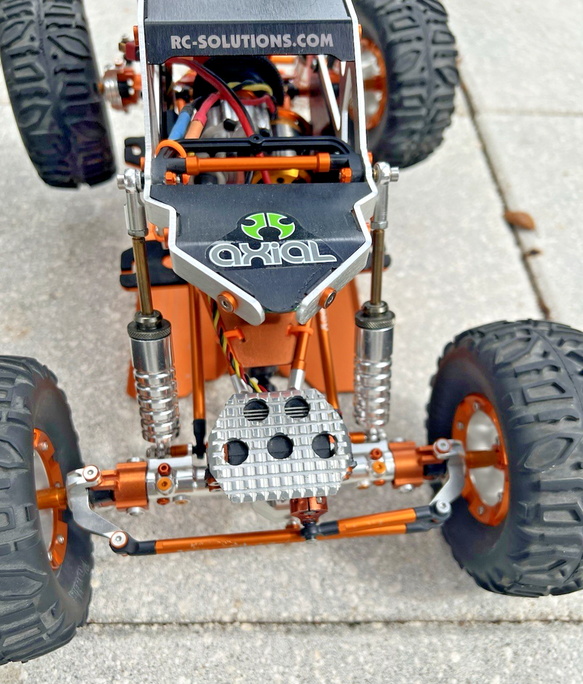 Axial AX10 Custom Rock Crawler with Rear Steering & Out-Runner Motor ...