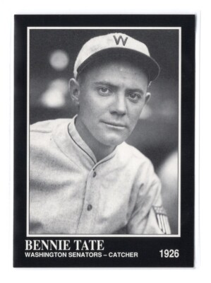 Baseball Card - 1991 Bennie Tate 220 - Washington Senators Conlon MLB ...