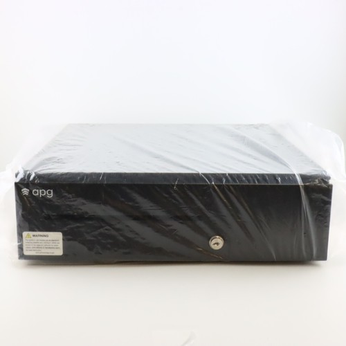 APG T320-BL1616-K1 Series 100 Cash Drawer - Black with Adjustable Media ...