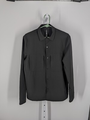 Lululemon Excursion Jacket Snap Button Utility Shirt Light M | eBay