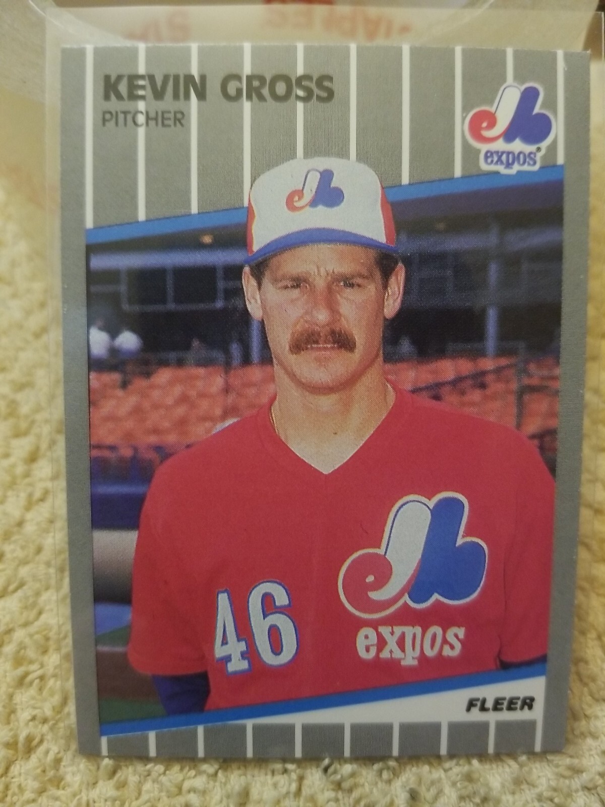 1989 Fleer Update #U-96 KEVIN GROSS Montreal Expos The All Star Break ...