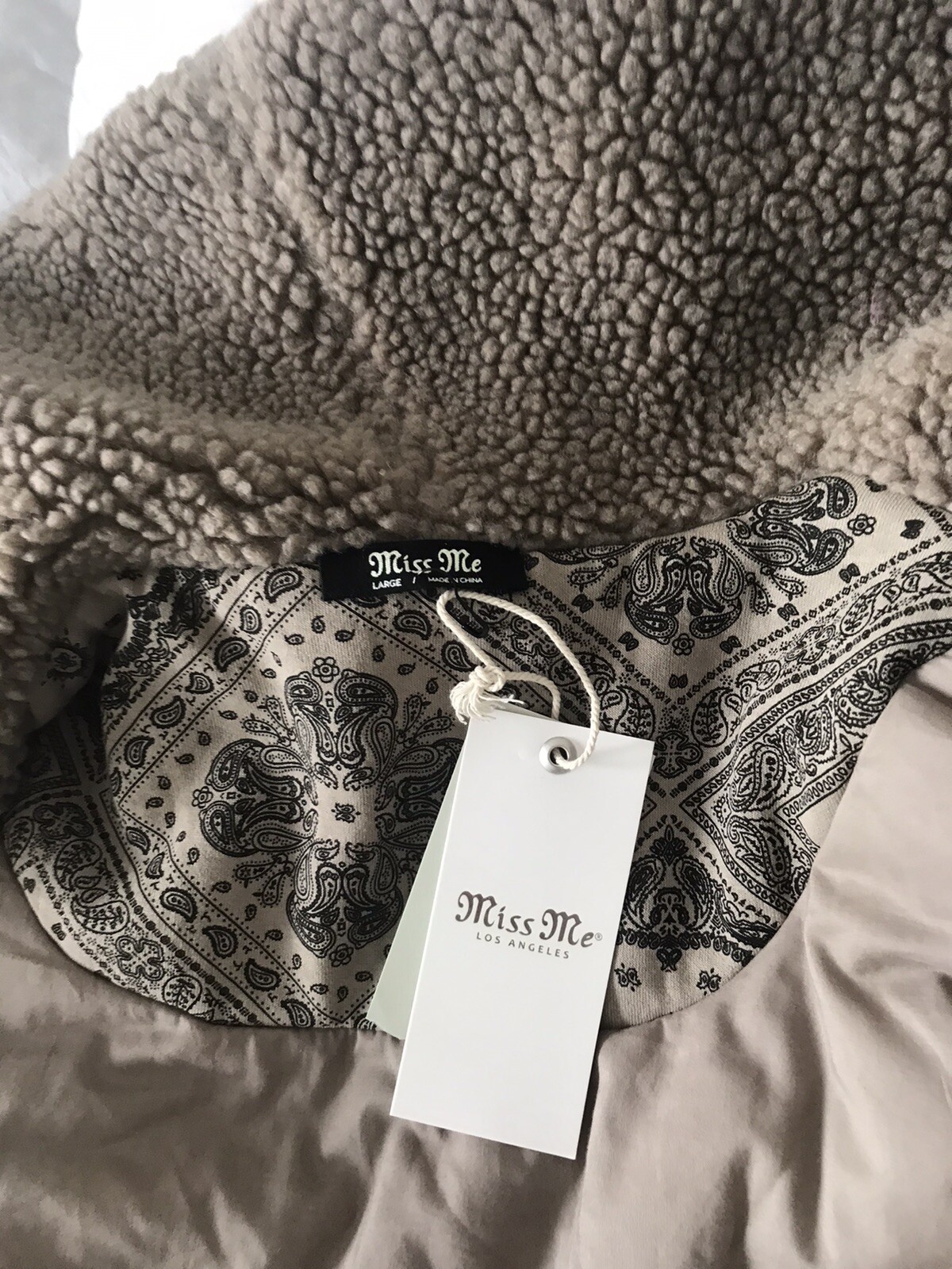 NWT MISS ME COTTON NYLON SNAP FRONT INSULATION POCKETS VEST SIZE M | eBay