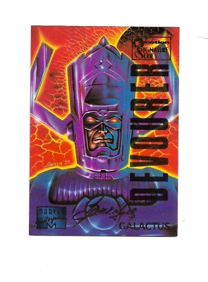 1995 Marvel Masterpieces Emotion Signature # 32 GALACTUS card | eBay