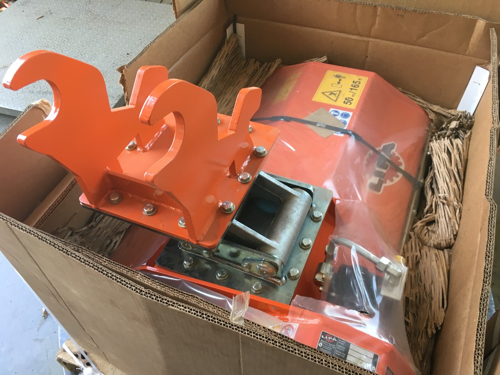 Lipa TLBE-90 Flail Mower (Fits Deere 30G, 35G, 30P & 35P Mini Excavator ...