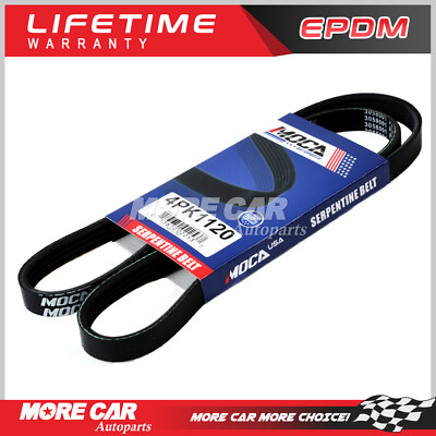 EPDM Serpentine Belt 4PK1120 for Audi Q8 S4 S5 SQ5 Subaru XT Toyota ...