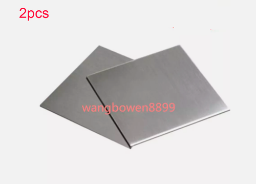 2PCs 316L Stainless Steel Plate Sheet Shear Cut 178mm x 101mm Thick 1mm ...