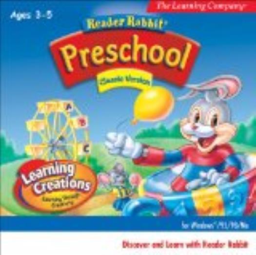 Reader Rabbits Preschool PC CD learn read letters numbers alphabet game ...