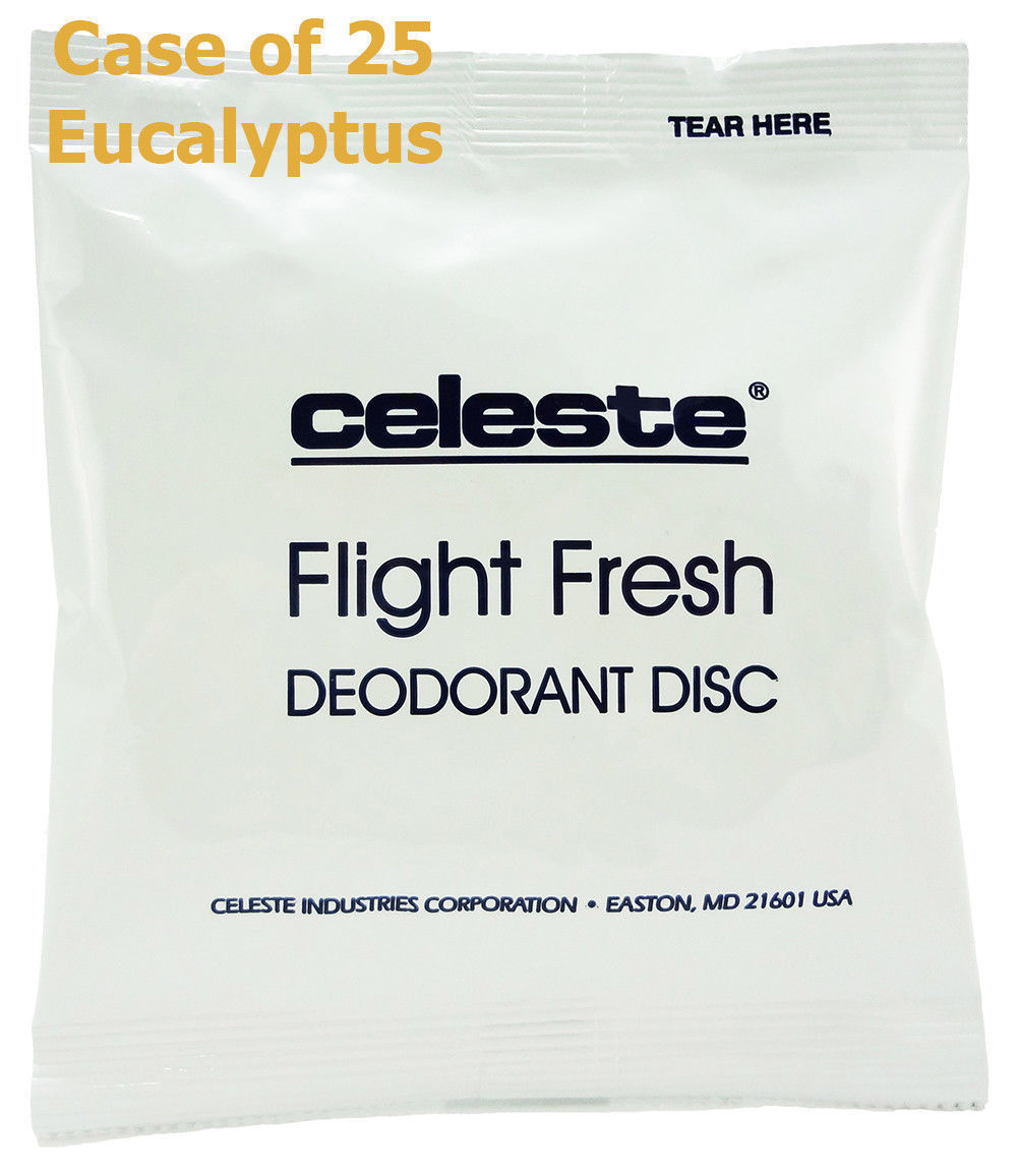 Celeste Flight Fresh Deodorant Disc (Eucalyptus) - 25 Pack | eBay