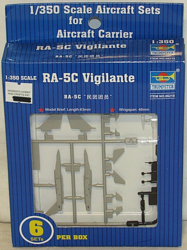 Trumpeter #06218 RA-5C Vigilante-For Aircraft Carriers (6 Sets per Box ...