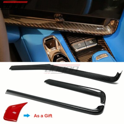 Carbon Interior Kit Dash Trim Cover For C8 Corvette Stingray Coupe Z51 ...