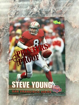 1995 Classic NFL Draft Steve Young #108 HOF Printers Proof /595 | eBay