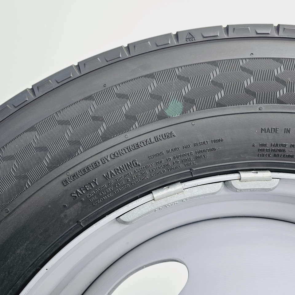 2005-2024 FORD F450 F550 225/70R19.5 CONTINENTAL HSR5 6 TIRES & 6 STEEL ...