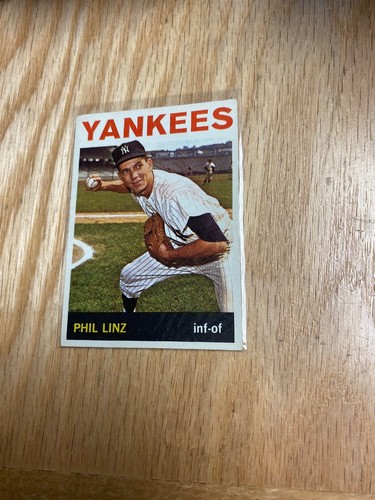 1964 Topps Phil Linz New York Yankees Card #344 | eBay