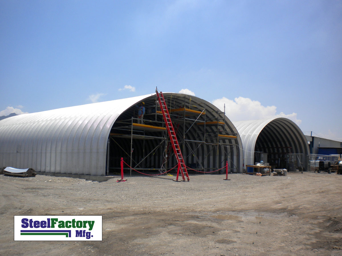 Steel Factory Mfg S40x44x16 Prefab Metal Arch Storage Building Garage ...