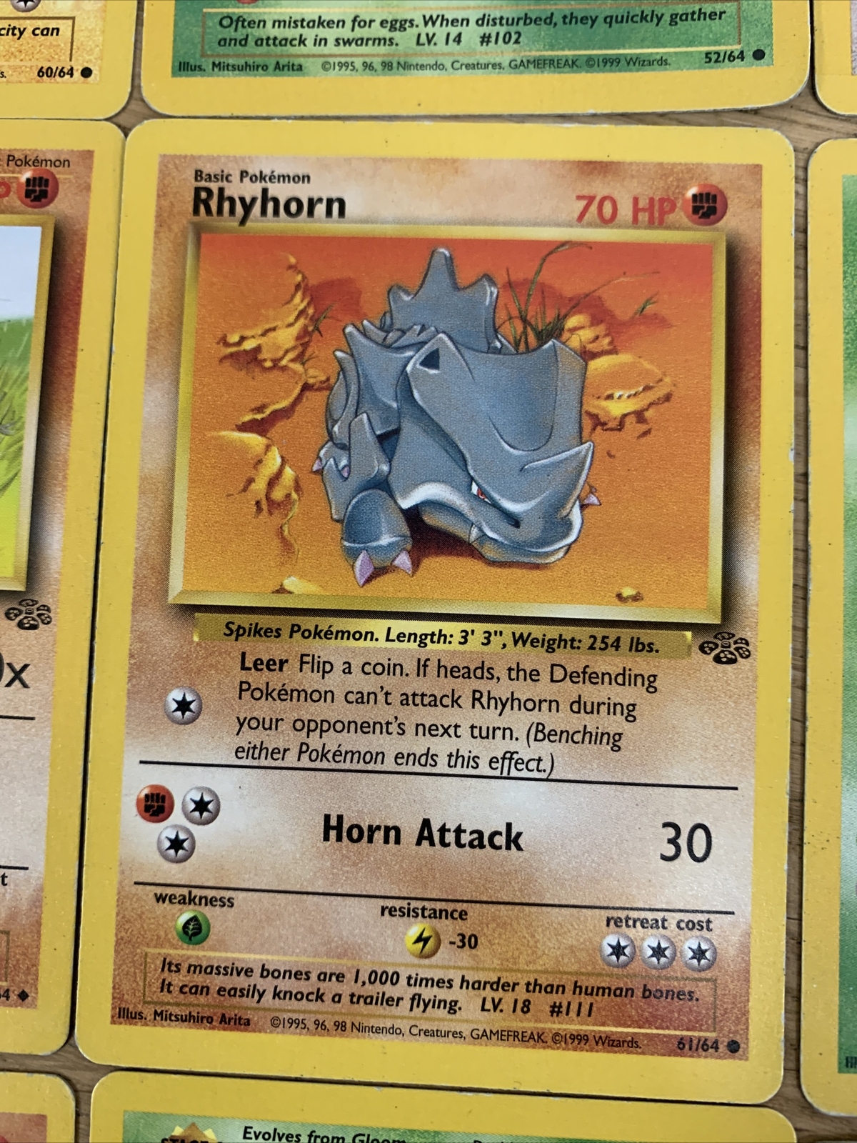 Jungle Set Pokemon Card Lot - 9 Different Cards - RARE - WOTC - LP | eBay