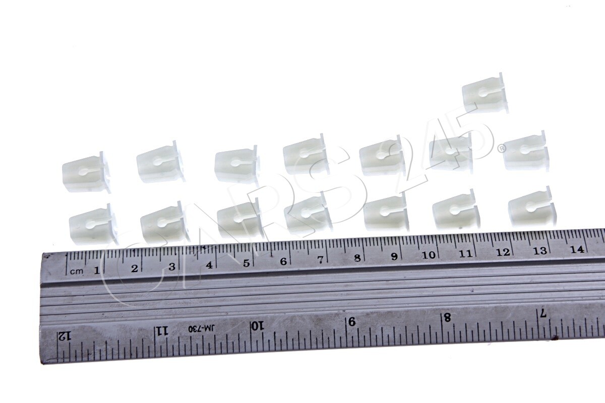 Genuine BMW Bumper Guide ST 4.8 White Expanding Nuts 15 Pcs 63121374075 ...