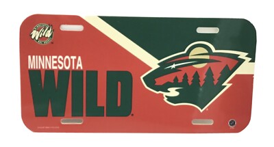 Minnesota Wild Hard Plastic License Plate Official Licensed Product | eBay