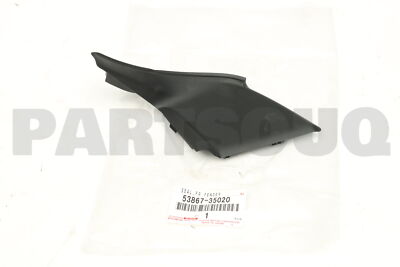 5386735020 Genuine Toyota SEAL, FRONT FENDER TO COWL SIDE, LH 53867 ...