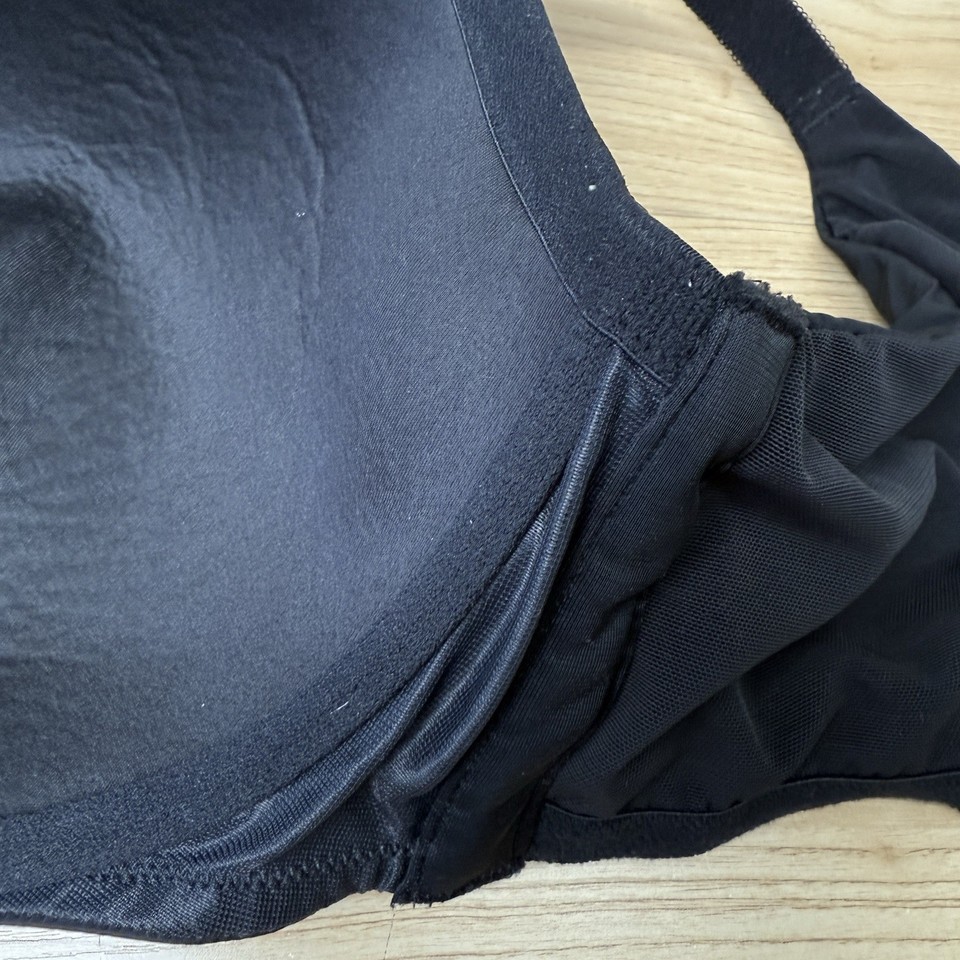 Torrid Curve Black T-Shirt Bra Size 44F Underwire Plus Size Solid ...