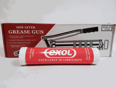 GREASE GUN AND 1 X 400G EXOL LITHIUM COMPLEX HIGH TEMPERATURE GREASE ...