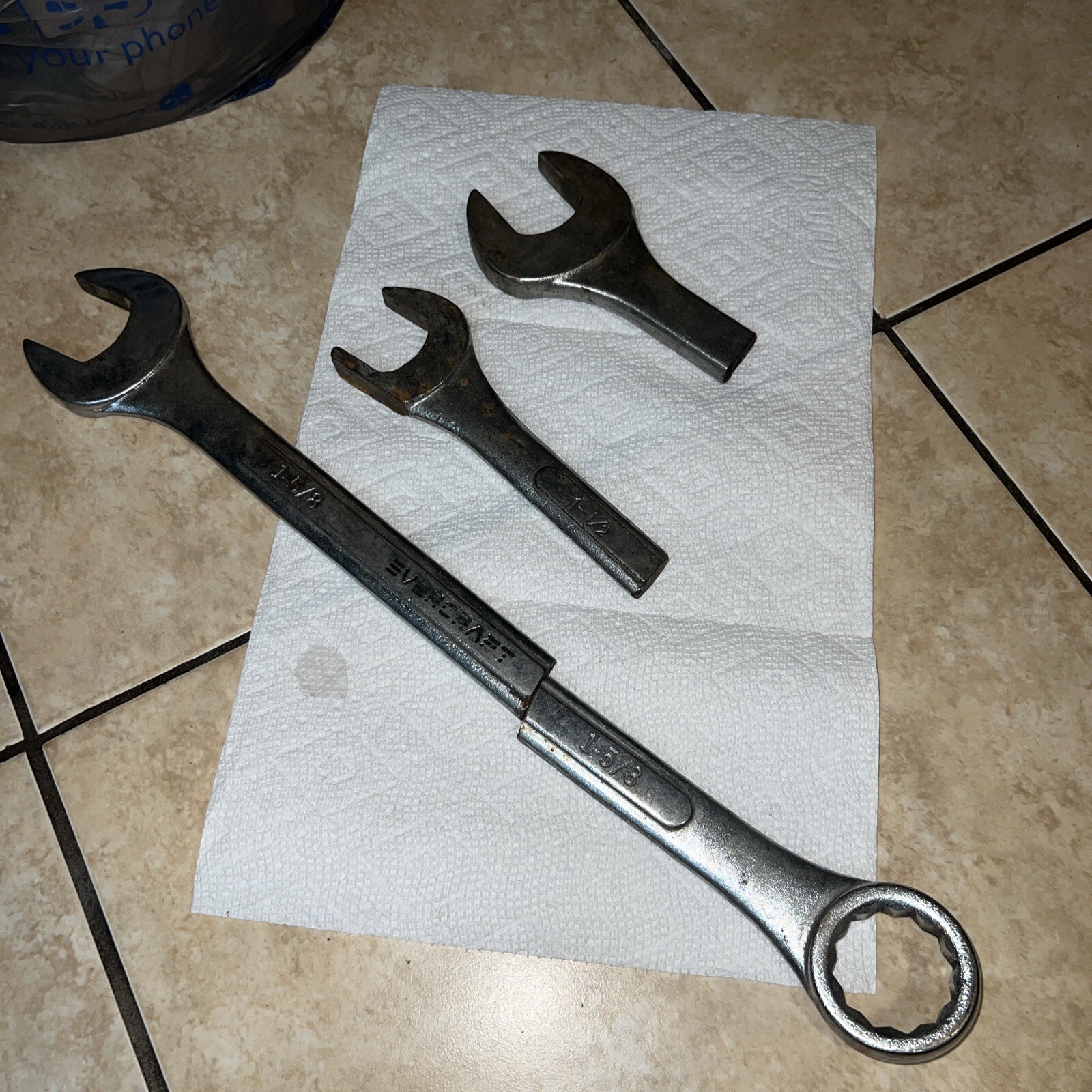 3 Evercraft 1-5/8‚Äù 1-1/2 Jumbo Combination Wrench Head | Single Item ...