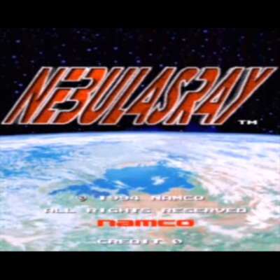 Used Nebulas Ray PCB PC Board Namco Power-up Shooting 1994 JAMMA Arcade ...