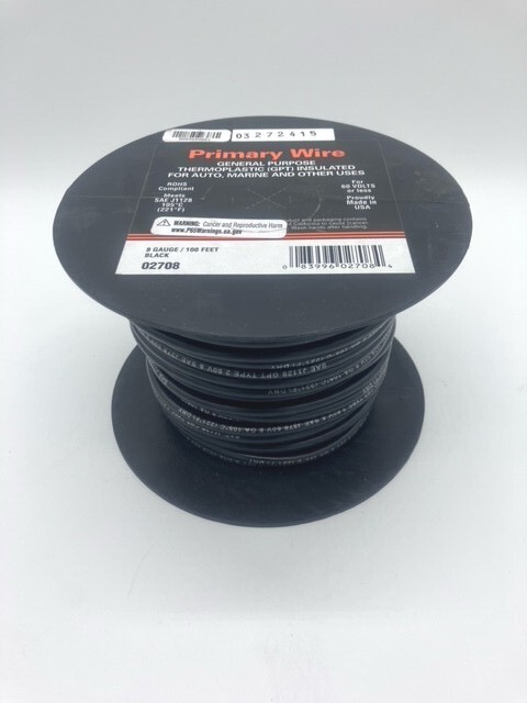 8 Gauge Primary Wire 100% Fine-Stranded Copper USA Made Lot NOT CCA | eBay