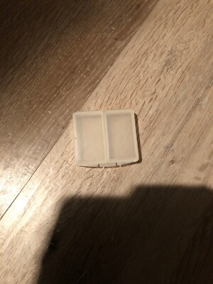 Tupperware Divided Stamps N Things Pill Keeper Holder Container Sheer ...