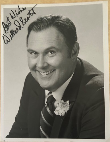 Willard Scott * 8x10 Photo Autograph * NBC Today Show * Mary Fals ...