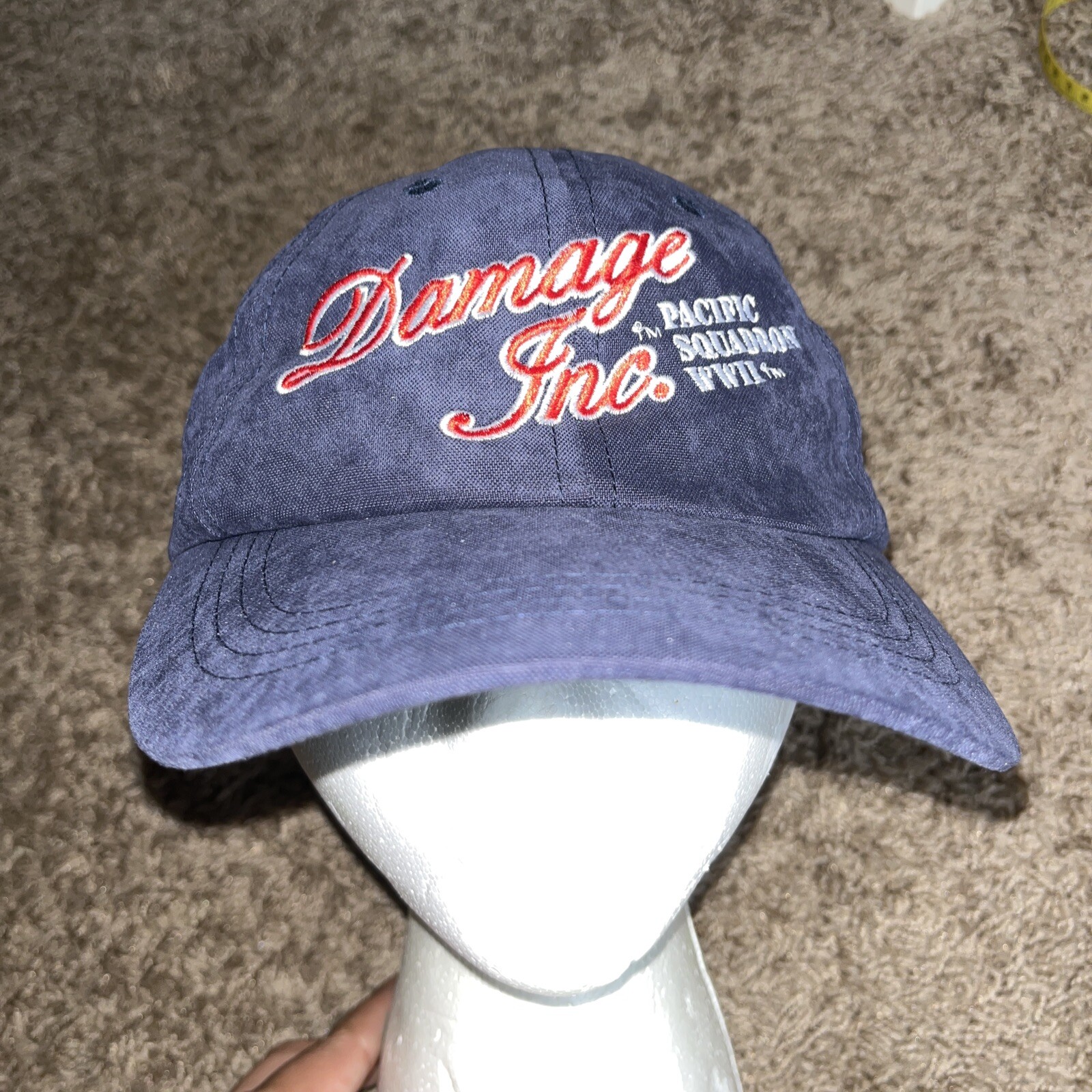 DAMAGE INC PACIFIC SQUADRON WWII hat cap video game steam 2012 blue ...