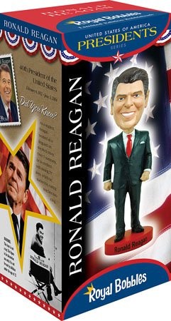 Royal Bobbles Ronald Reagan Bobblehead, Premium Polyresin Lifelike ...