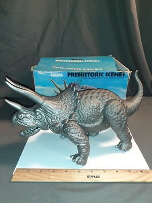 1972 Vintage Aurora Prehistoric Scenes Spiked Dinosaur Model Kit w/Box ...