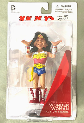 JUST US LEAGUE of STUPID HEROES Figure - WONDER WOMAN (Alfred E. Newman ...