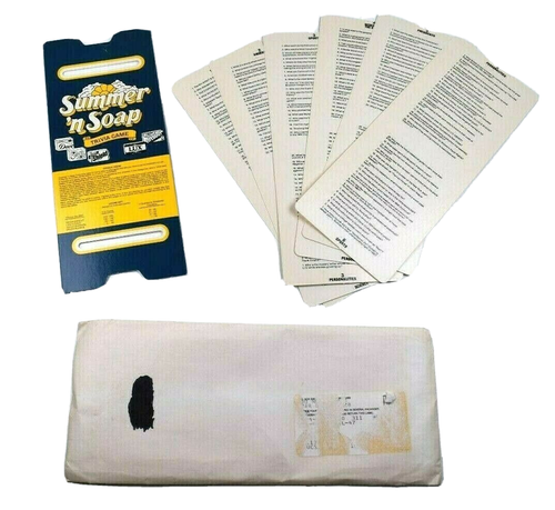 Vintage Summer 'n Soap Trivia Game Mail-Away Dove Caress Shield Lux ...
