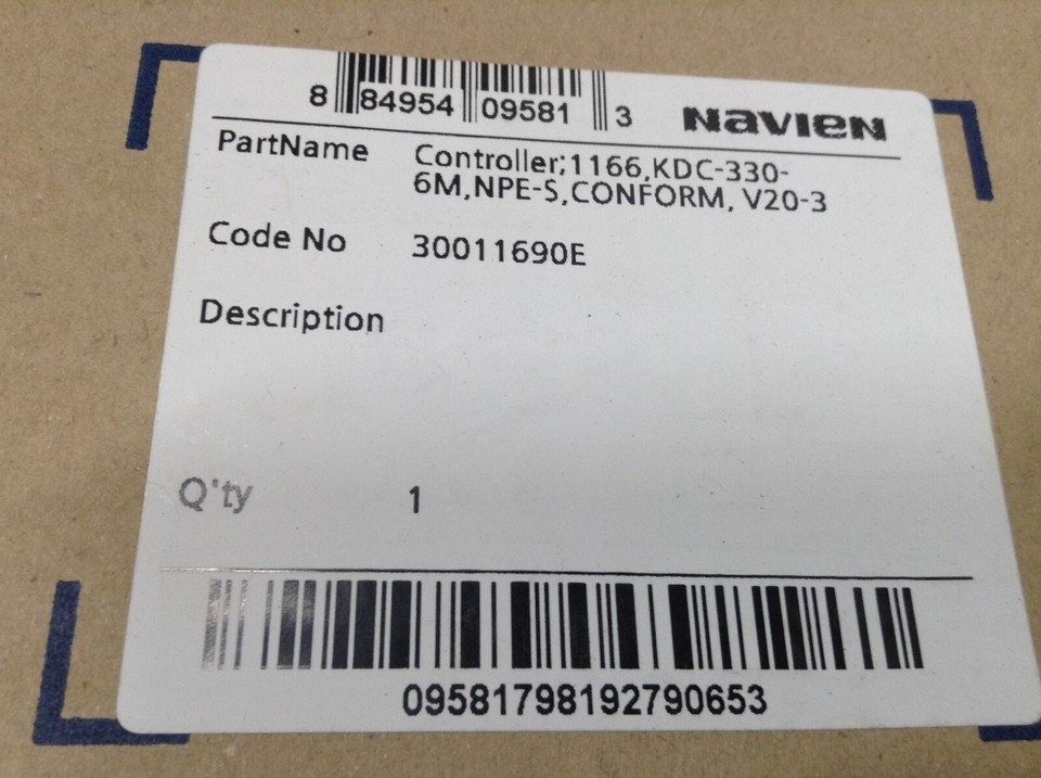 NEW Navien 30011690E PCB Control Board KDC330-6M for NPE and NCB Series ...