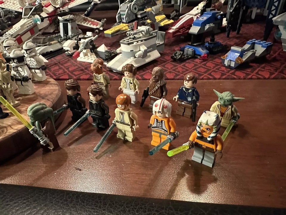 Discontinued Lego Star Wars Collection - 15 Plus Sets 99% Complete w ...