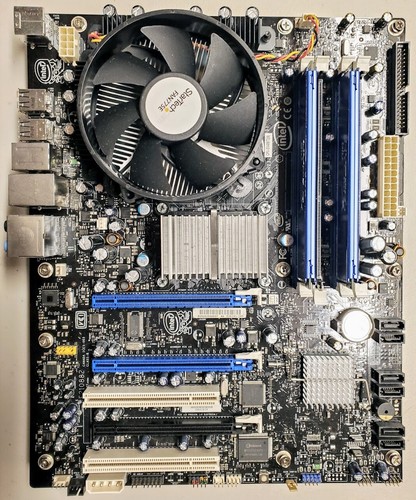 Intel DX48BT2(B) Motherboard + Core 2 Quad CPU Q6600 2.40 GHz + 4GB ...