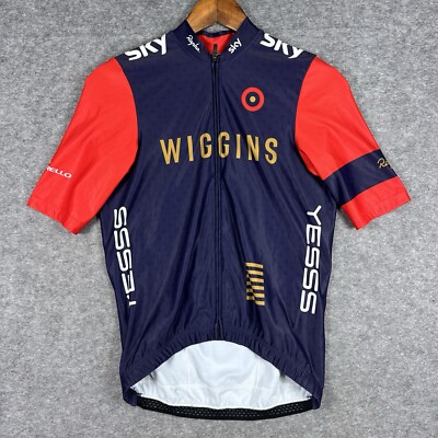 Rapha Cycling Jersey Medium Pro Team Wiggins Yesss Sky | eBay