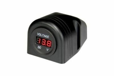 Surface Mount LED Voltmeter with dustproof and water resistant rubber ...