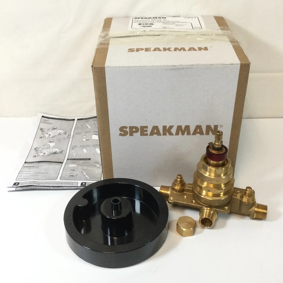 Speakman Sentinel Mark II CPV-T Rough Brass Thermostatic Diverter ...