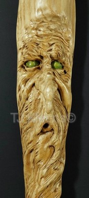Carving Woodspirit Gnome Old Man Wizard Tree Face | eBay