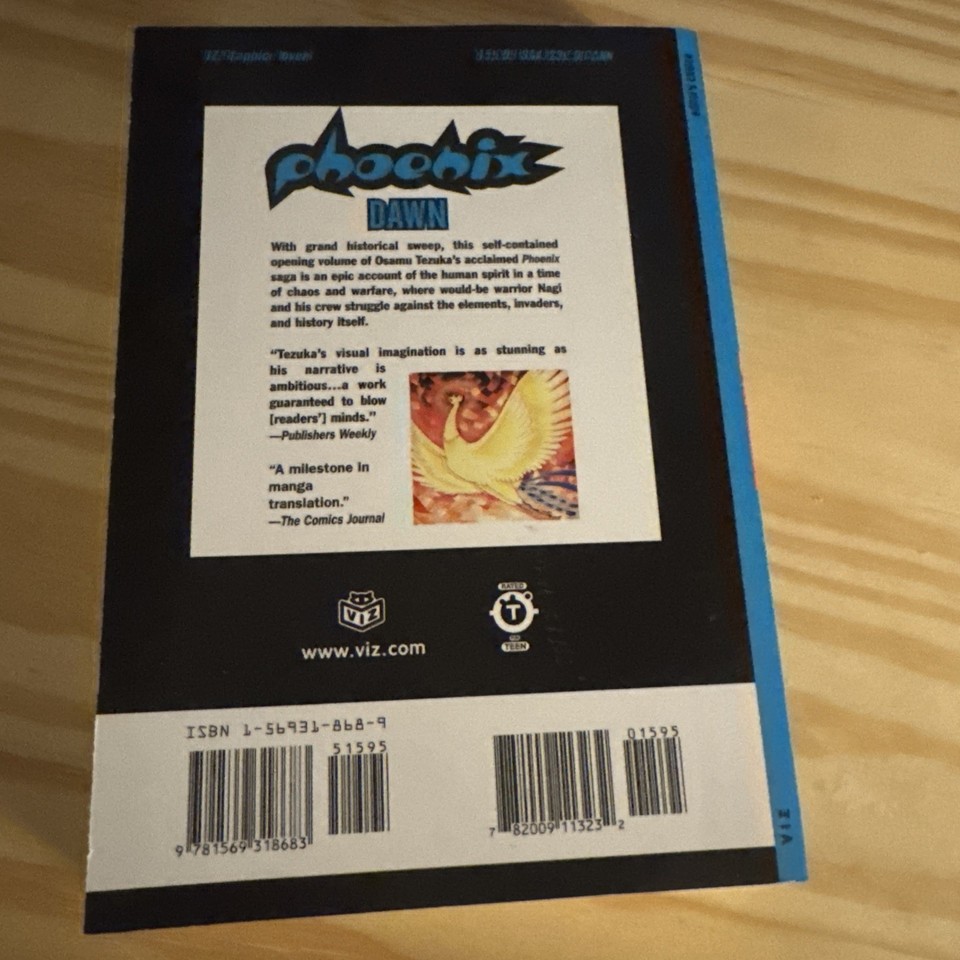 Phoenix Vol 1 : Dawn - 2003 First Printing Osamu Tezuka Viz Manga ...