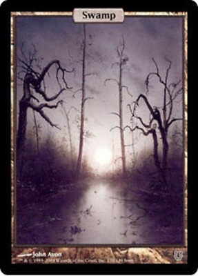 X 1 Swamp (Marais) UNHINGED English Near Mint magic mtg | eBay