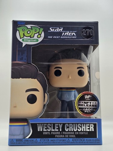 Funko Pop! Digital #270 Star Trek TNG Wesley Crusher Legendary LE2400 ...