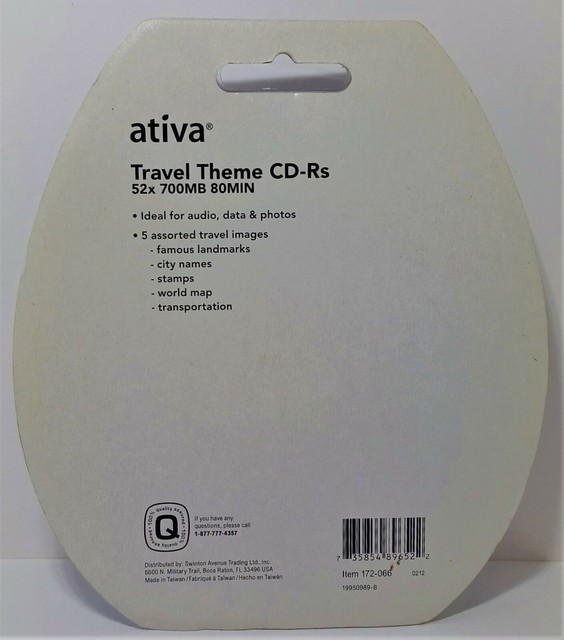 Ativa CD-R 10 Pack Animal Theme 700MB 80Min Factory zebra viper & more ...